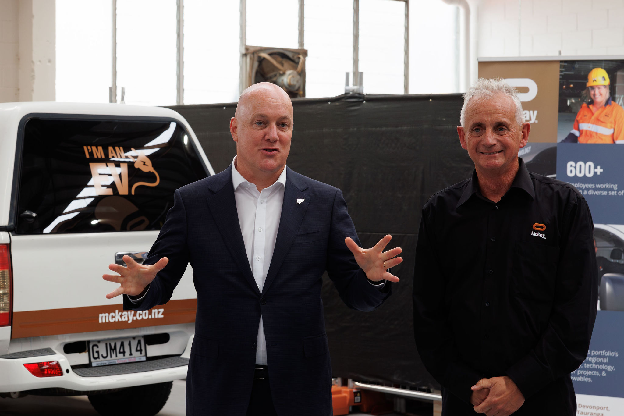 McKay hosts Prime Minister, Christopher Luxon at Whangārei head office ...